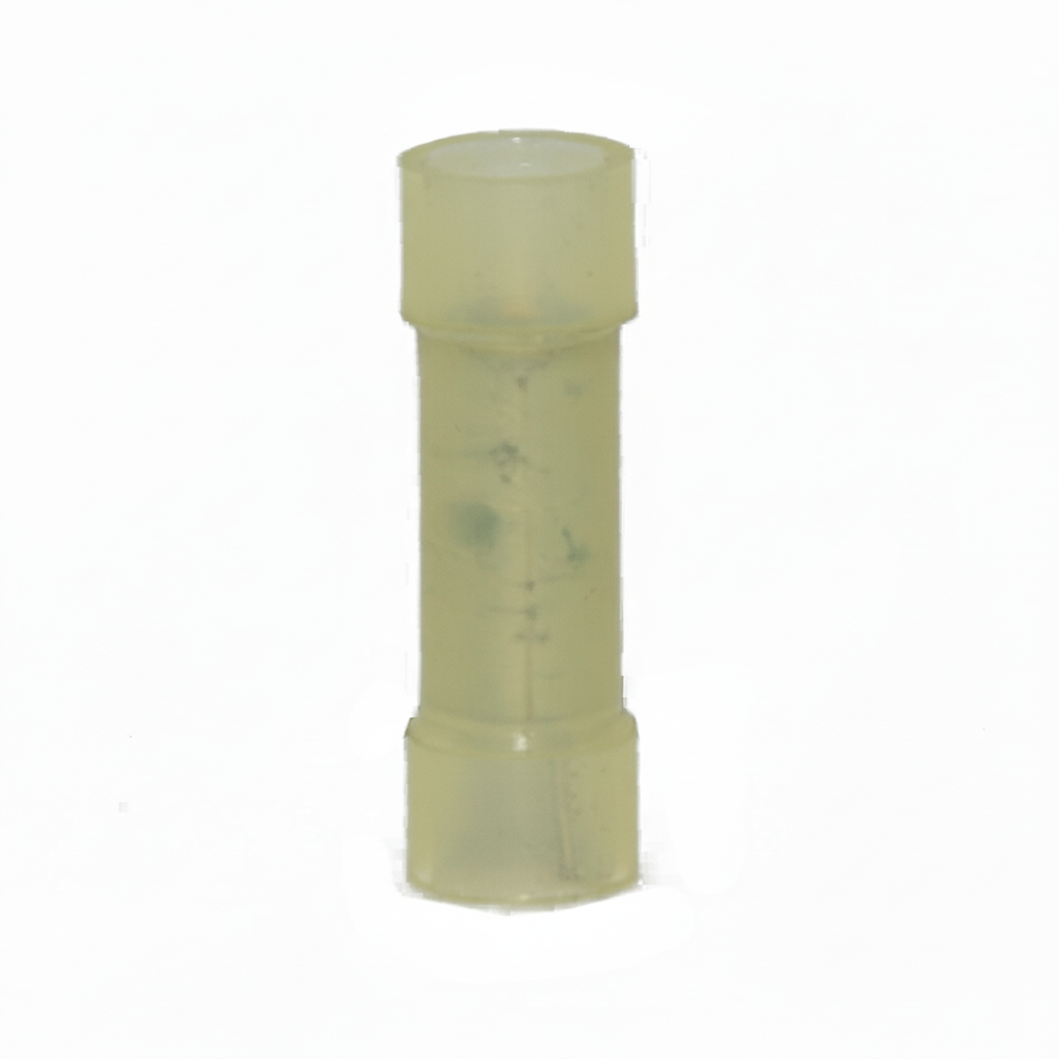 12-10 AWG Yellow Nylon Insulated Butted Seam Straight Butt Connectors ...