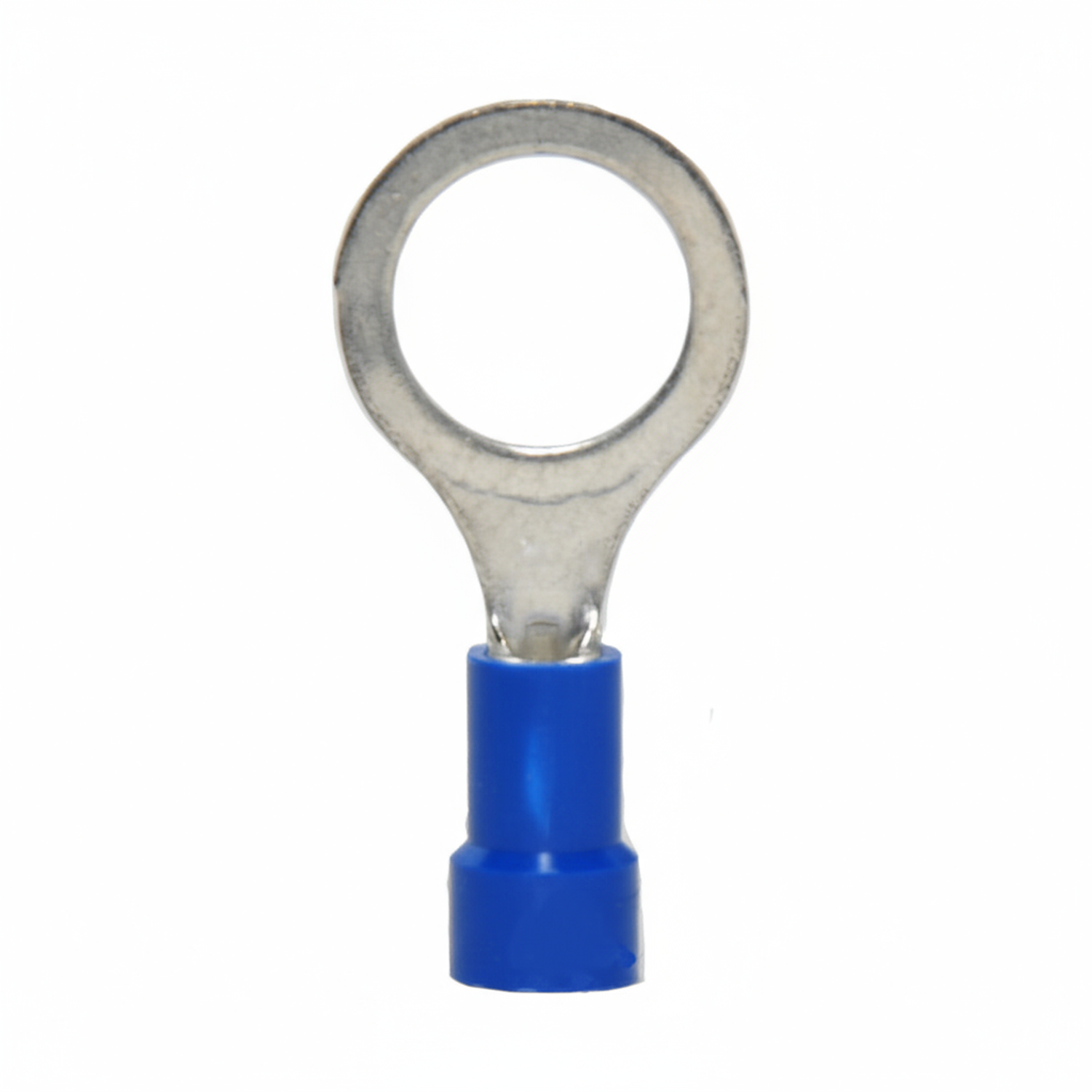 16-14 AWG Blue Vinyl Insulated Butted Seam 3/8 Ring Terminal | Cable ...
