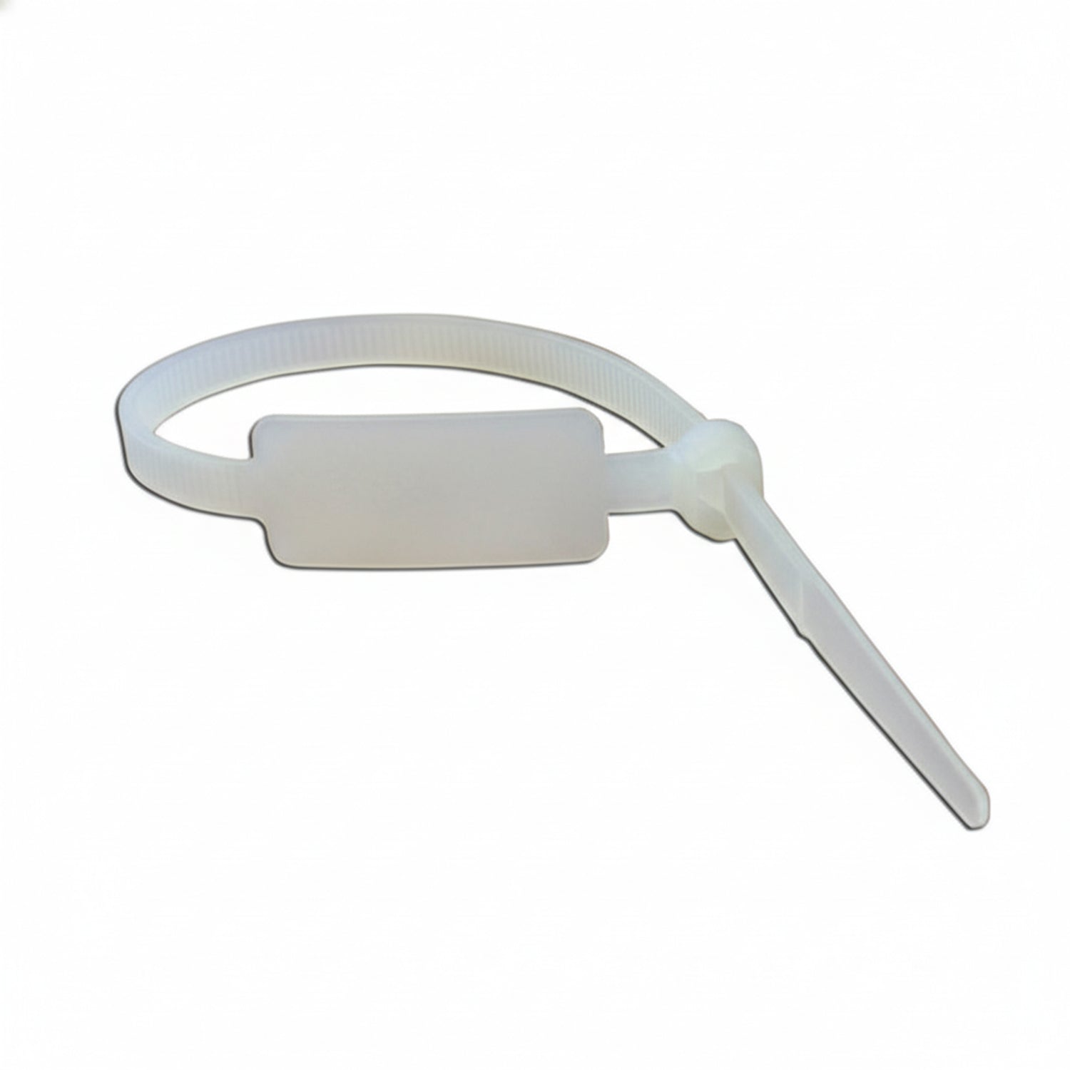 8" 50lb Natural Marker ID Vertical Tie 100/bag | Cable Ties Unlimited