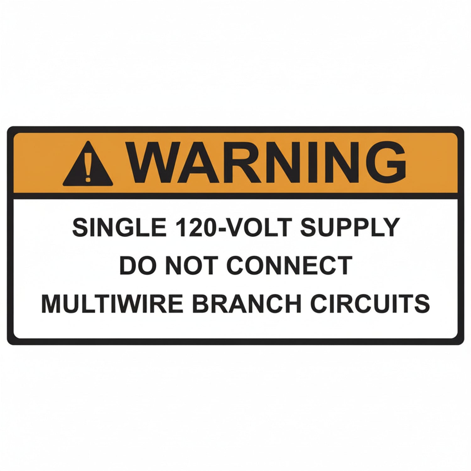 HellermannTyton 596-00591 Solar Label, 2017 Code, WARNING 120-VOLT SUP ...