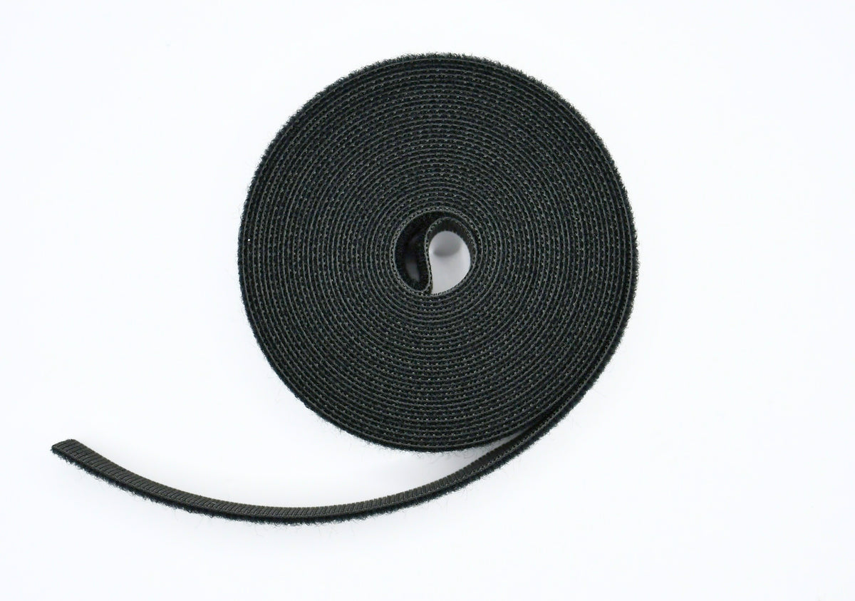 Grizzly Supply 3/4” Black Hook and Loop Continuous Roll 15ft/roll ...