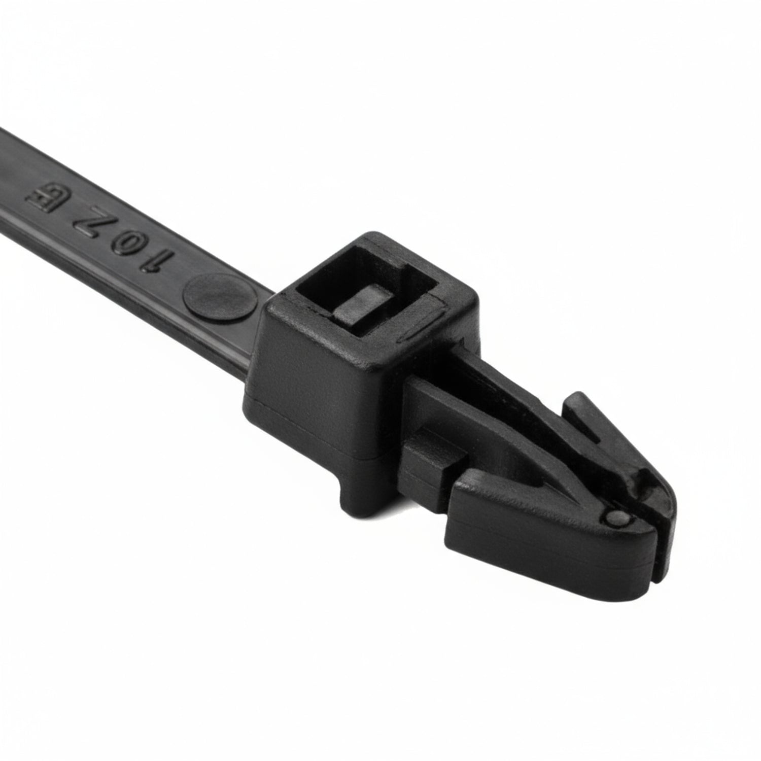 6" 40lb Black Push Mount Cable Ties / Zip Ties 1000/bag Part | Cable ...