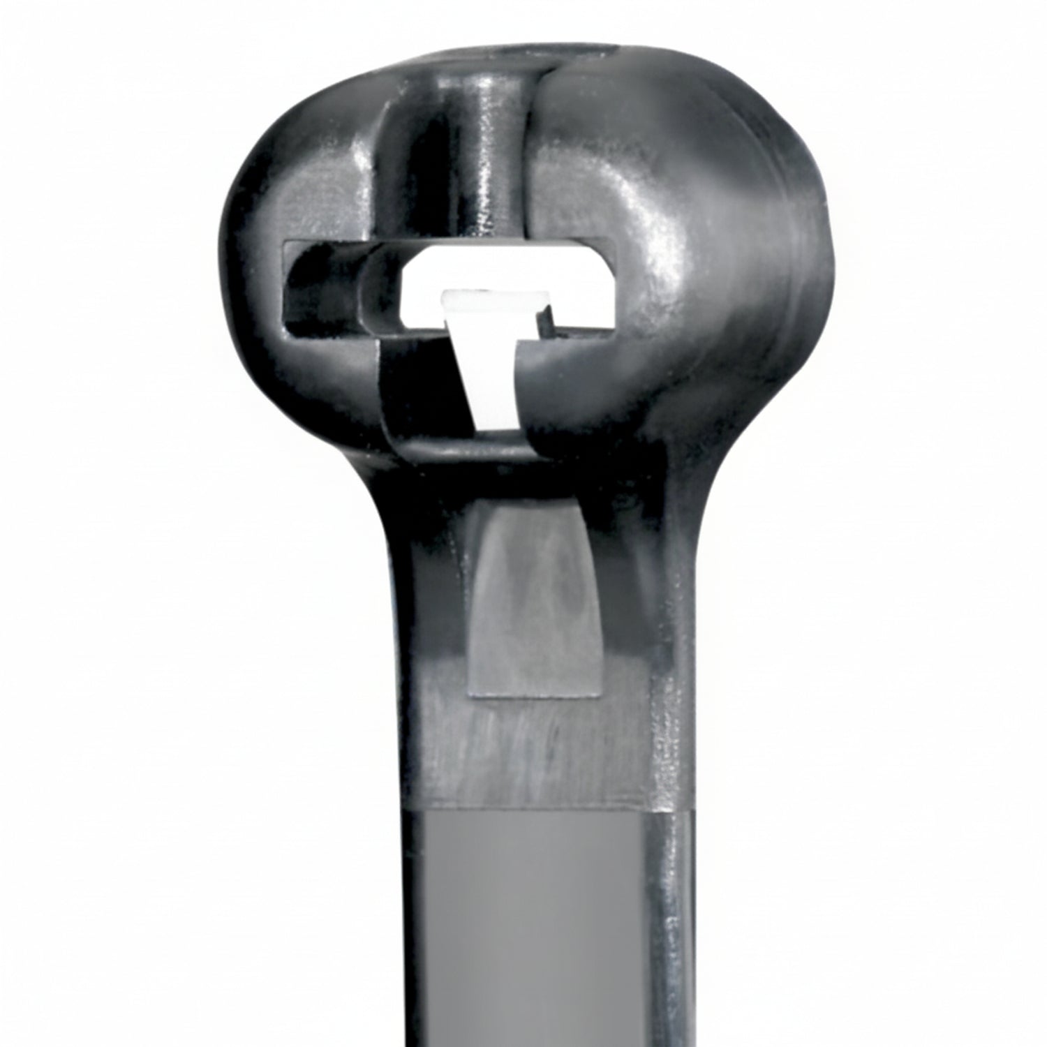 Panduit 8" 40lb UV Black Weather Resistant Dome-Top Barb Ty | Cable ...