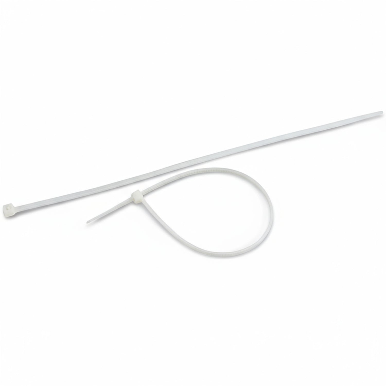 8" 18lb Natural Cable Tie 1000/bag | Cable Ties Unlimited