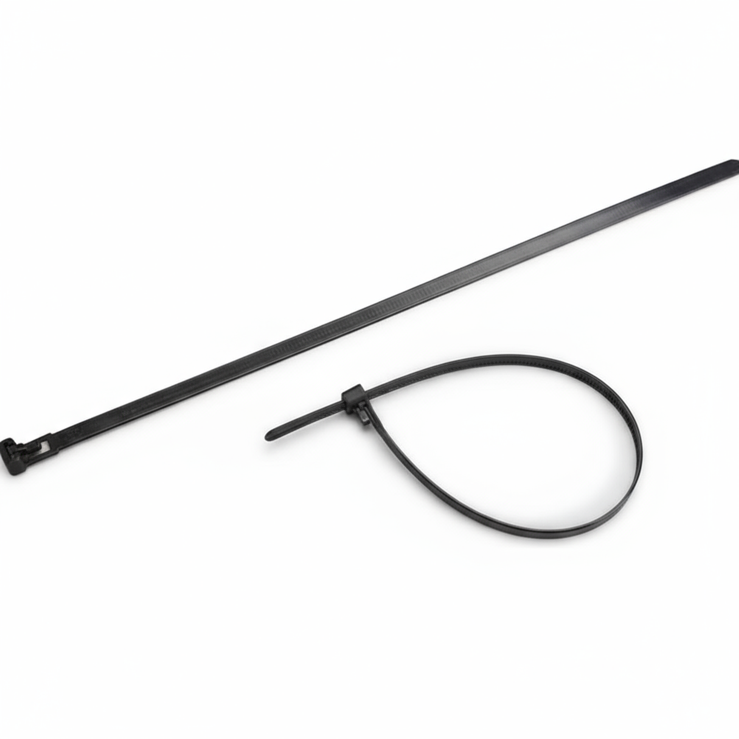 12" 50lb BlackUV Releasable Cable Tie 25/bag | Cable Ties Unlimited