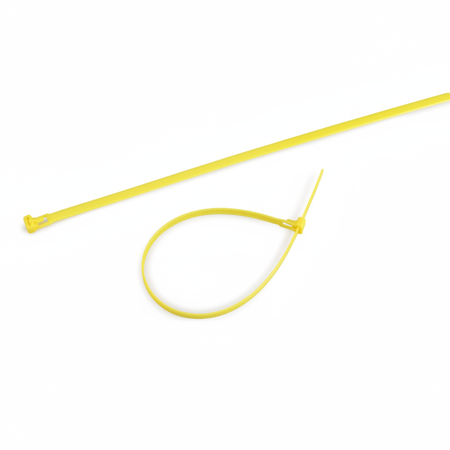 14" 50lb Yellow Releasable Cable Tie 25/bag | Cable Ties Unlimited