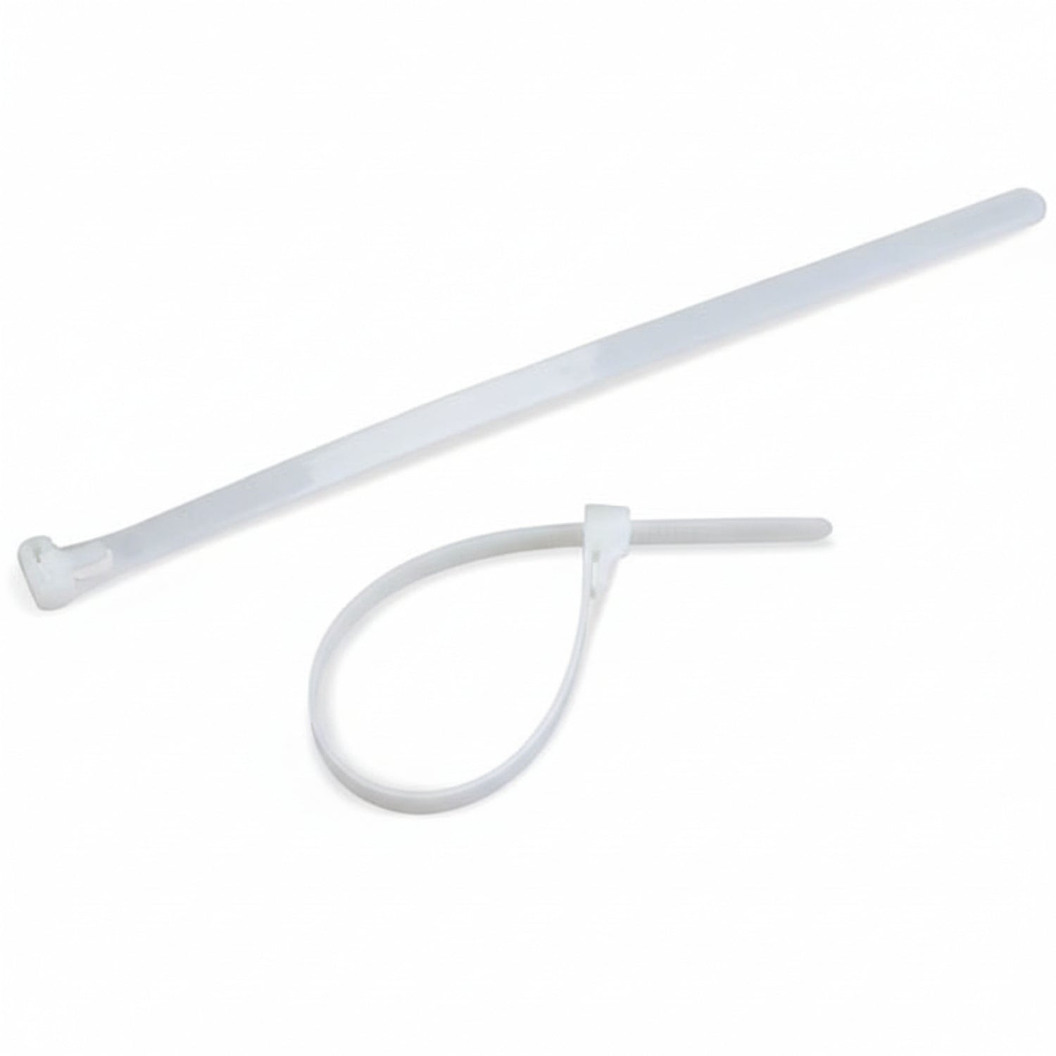 8" 50lb Natural Releasable Cable Tie 25/bag | Cable Ties Unlimited