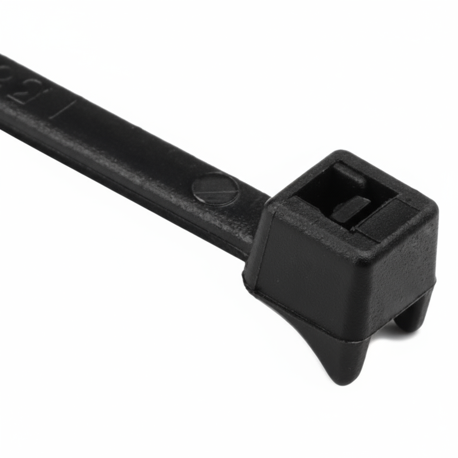 4" 18lb UV Black Clamp Head Cable Ties / Zip Ties 100/bag Pa | Cable ...