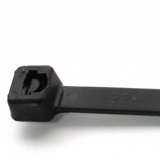 14.6" 50lb UV Black Cold Weather Frosty Cable Ties 100/bag P | Cable ...