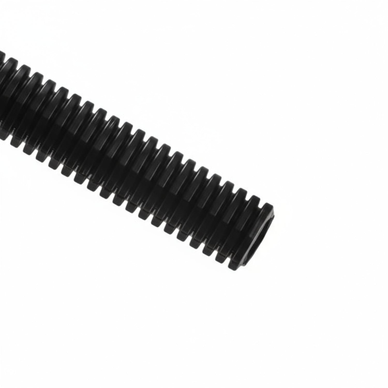 HellermannTyton CTP340 Convoluted Tubing, Slit, .75" Dia, PE, Black, 4 ...