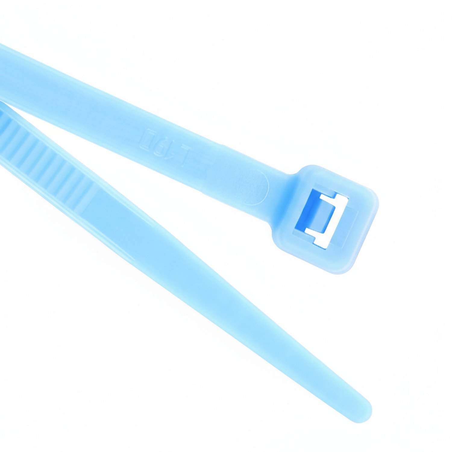 4" 18lb Fluorescent Blue Cable Tie 100/bag | Cable Ties Unlimited