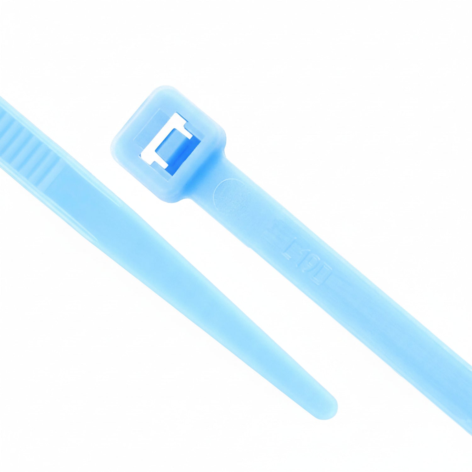 8" 50lb Fluorescent Blue Cable Tie 100/bag | Cable Ties Unlimited