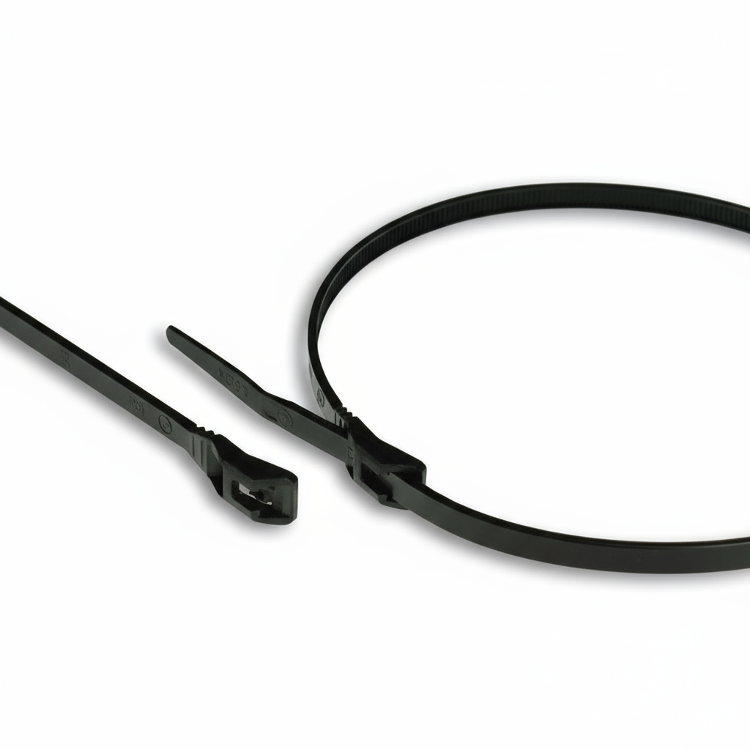 4" 18lb Black Low Profile/In-Line Cable Ties 100/bag Part #LP4-18-0C ...