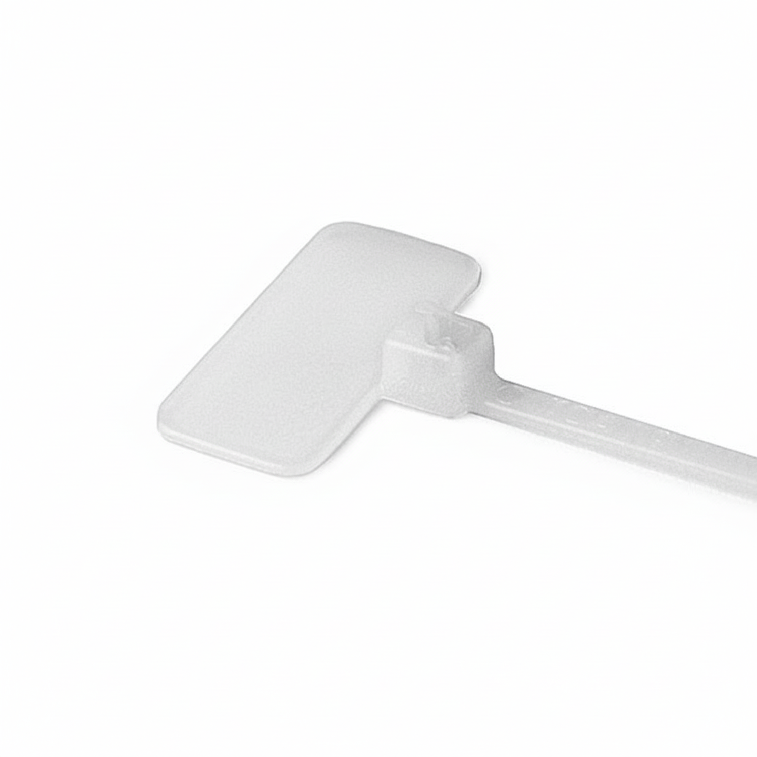 4 in 18lb Natural Blank Flag ID Cable Ties – Write-On | Cable Ties ...