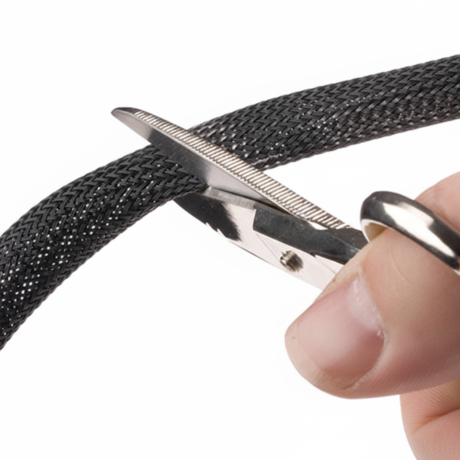 1/8” Black Techflex Clean Cut Fray Resistant Expandable Brai | Cable ...