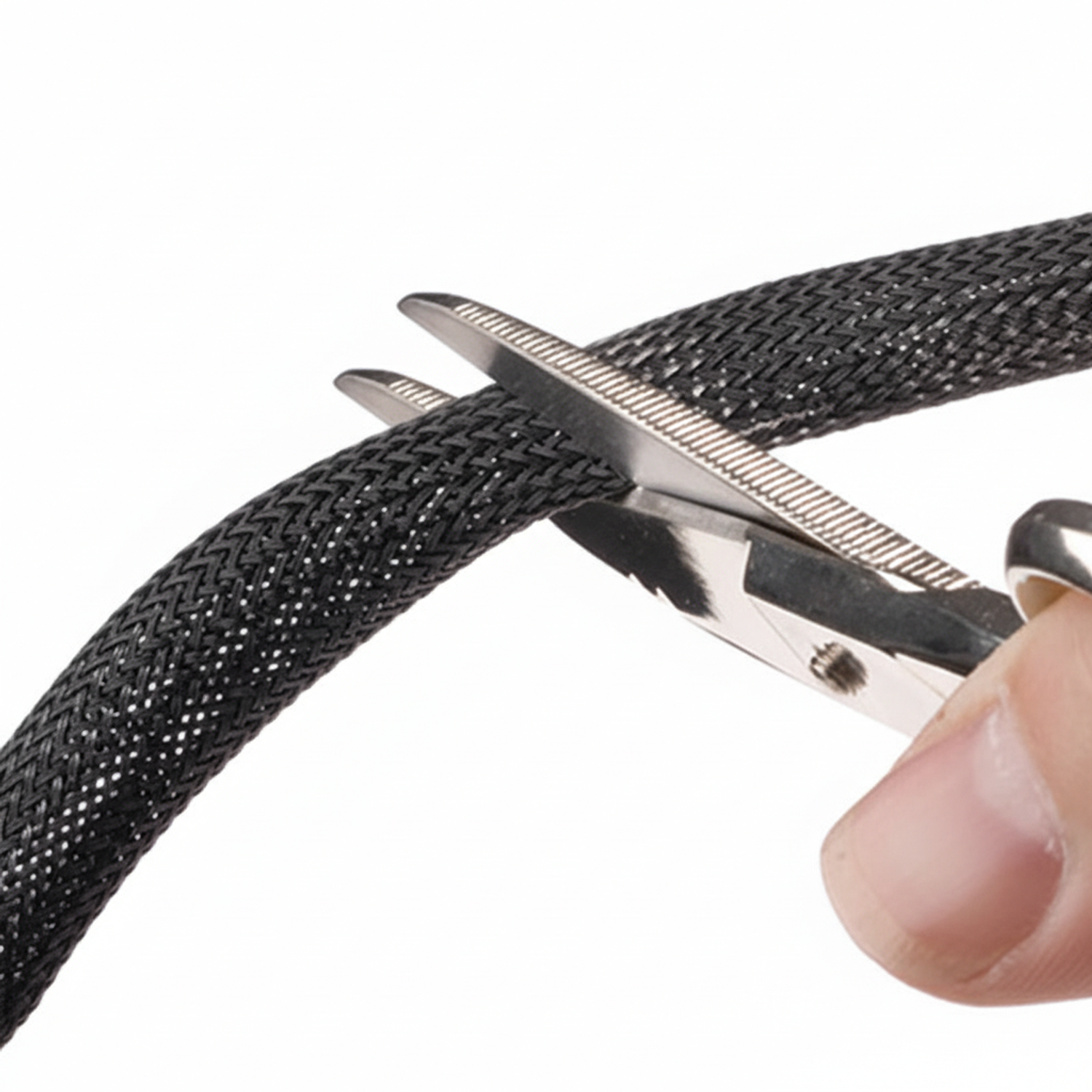 1 1/2” Black Techflex Clean Cut Fray Resistant Expandable Br | Cable ...