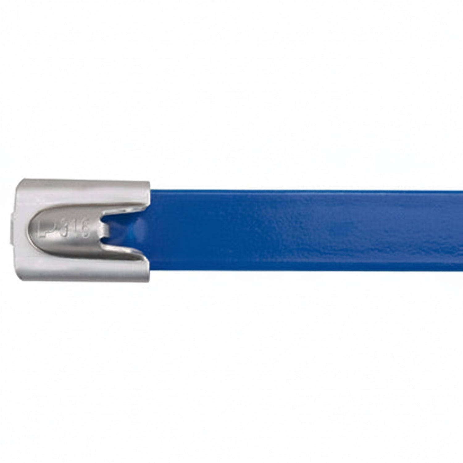 Fully Coated Blue Polyester 316 Pan-Steel Stainless Steel Cable Ties ...