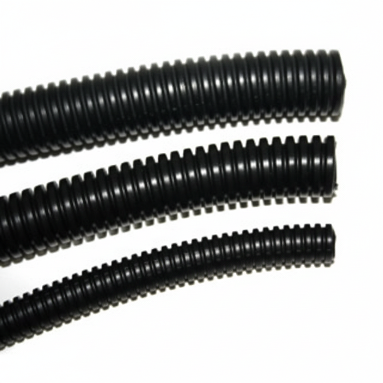 1/4" Diameter Polyethylene UV Black Split Loom Wire Tubing 1 | Cable ...