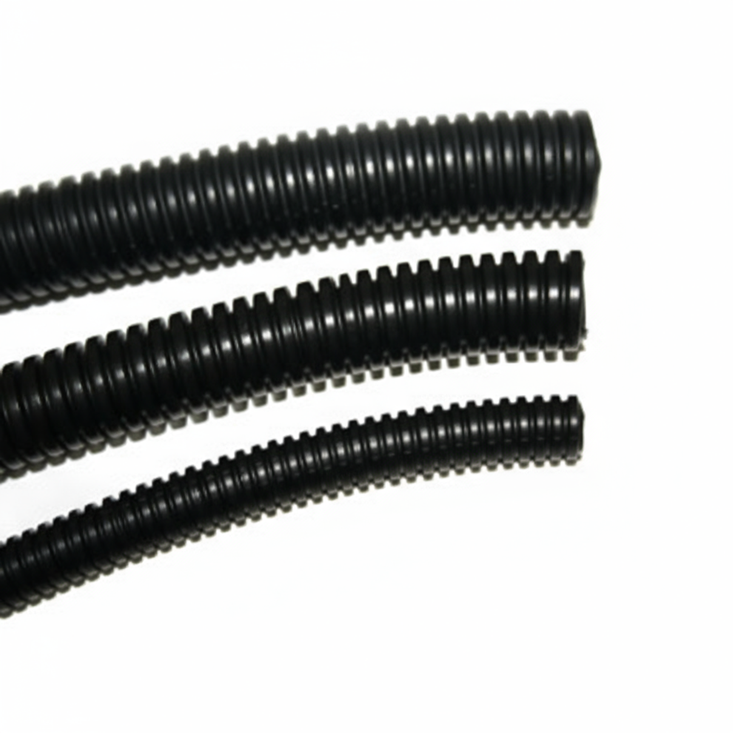 3/4" Diameter Polyethylene UV Black Split Loom Wire Tubing 1 | Cable ...