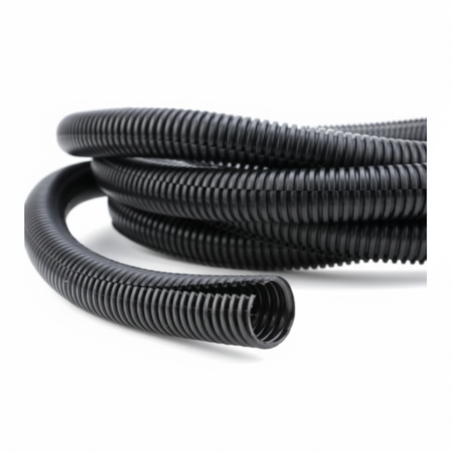 SL1 1/2-Black-100 - 1-1/2" Diameter Polyethylene UV Black Split Loom ...