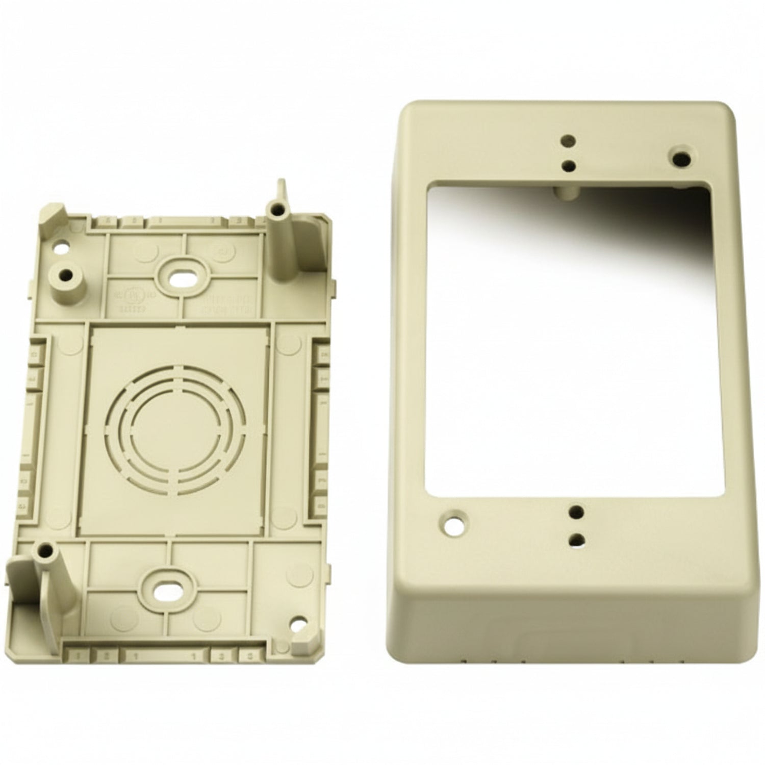 HellermannTyton TSRPI-JB1 Single Gang Junction Box, 1-1/4" D | Cable ...