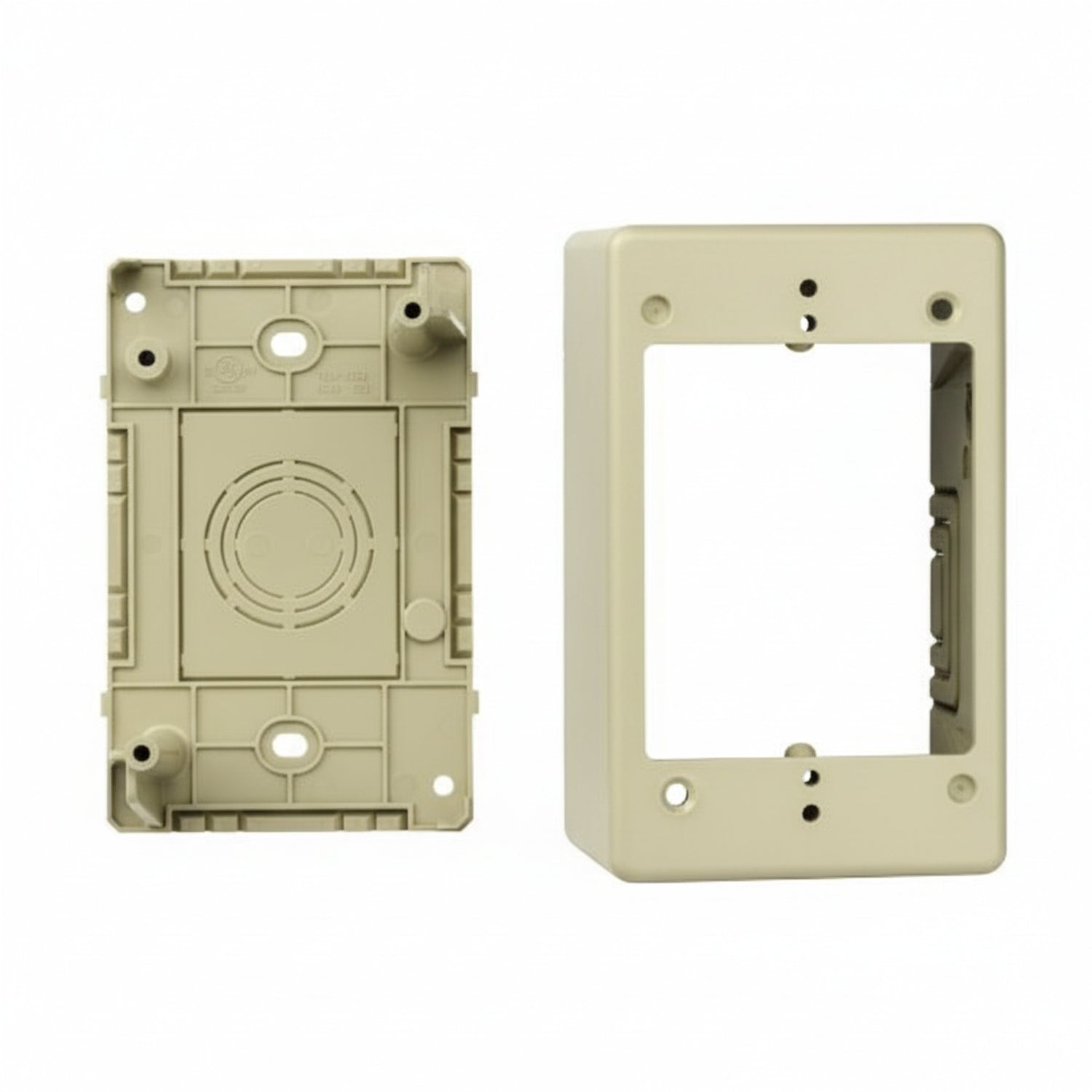 HellermannTyton TSRPI-JB3 Single Gang Junction Box, 2.77" De | Cable ...